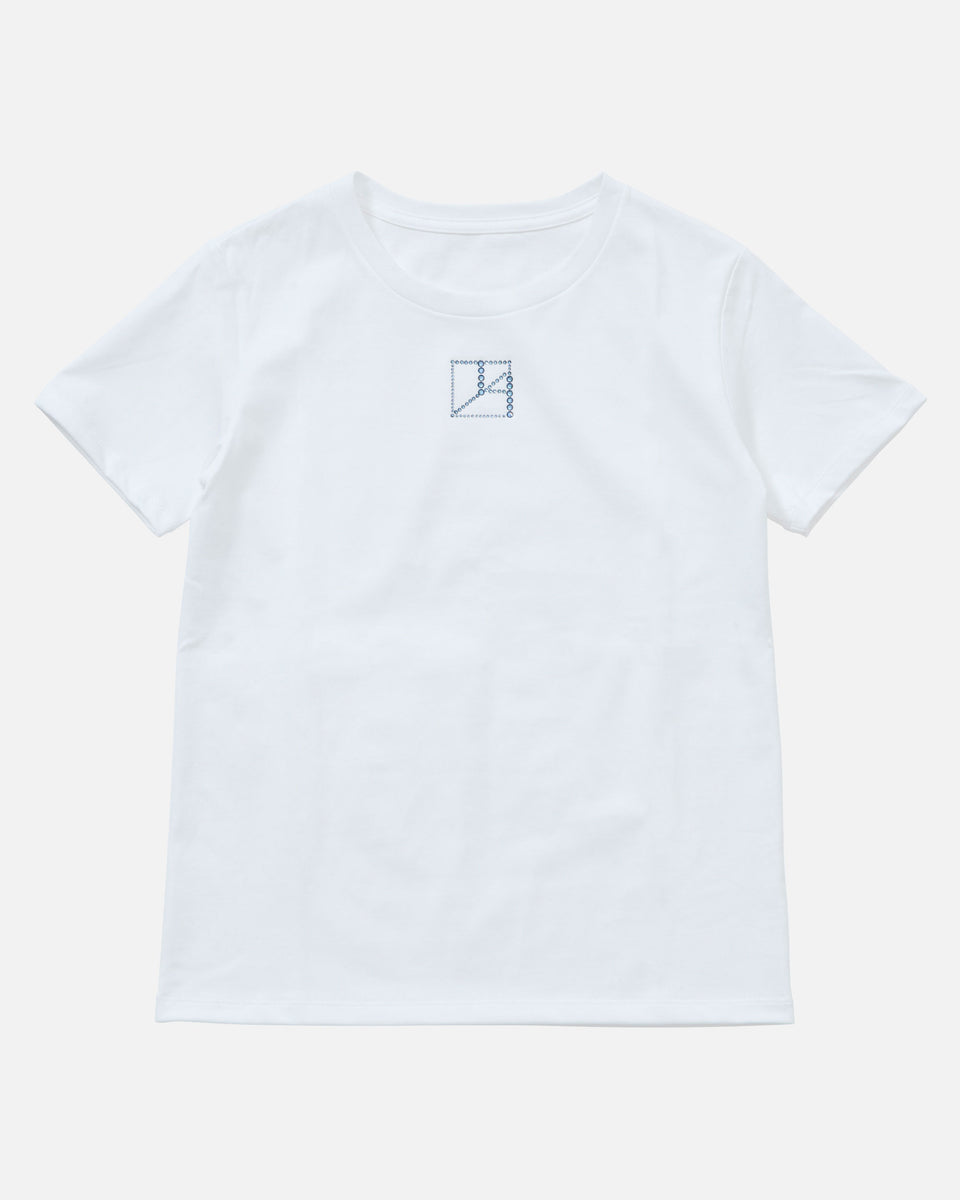 TAE ASHIDA - ラインストーンロゴTシャツ / Rhinestone Logo T-Shirt | ONLINE STORE